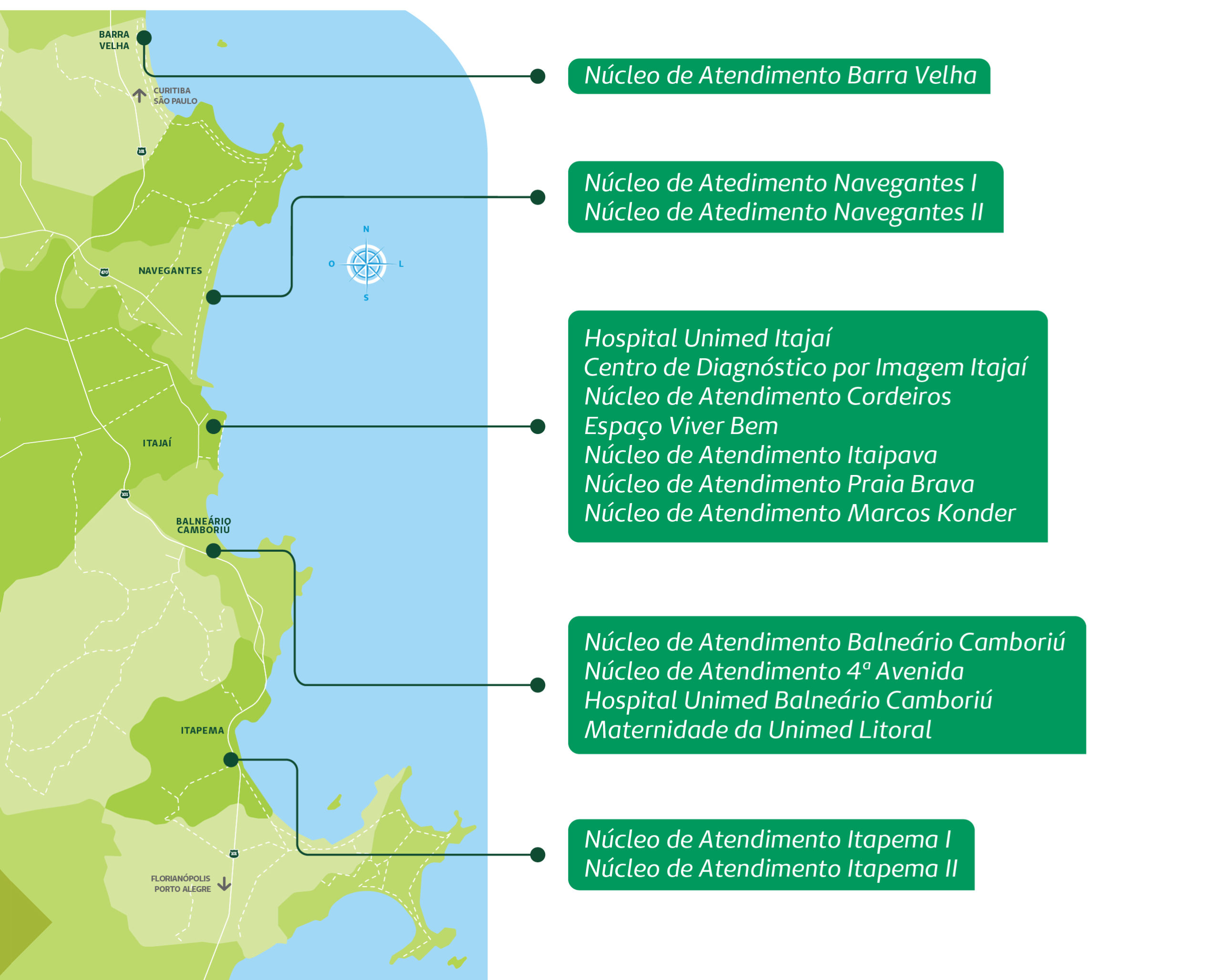 MKT-26988 – Mapa núcleos_v2 - Unimed Litoral